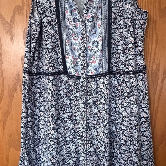 J. Jill | Dresses | J Jill Blue Floral Cotton Sundress | Poshmark